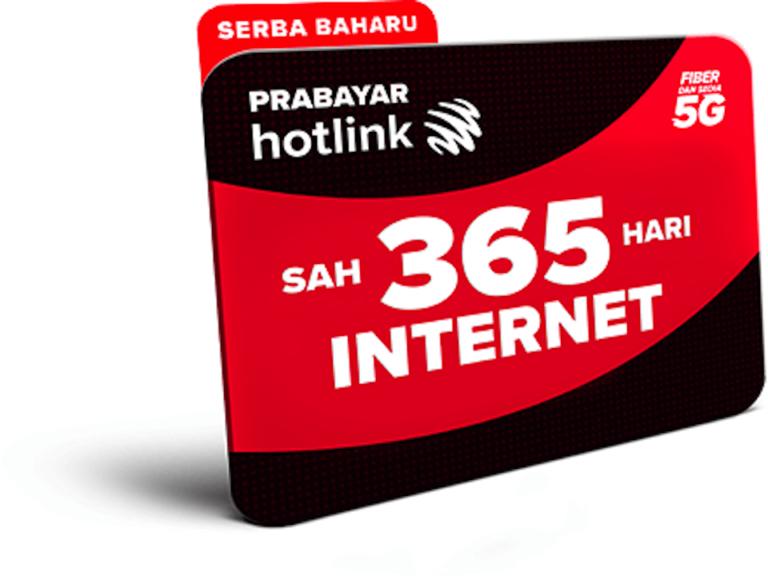 1 Year Internet Validity With Hotlink Prepaid Internet 365 Pack