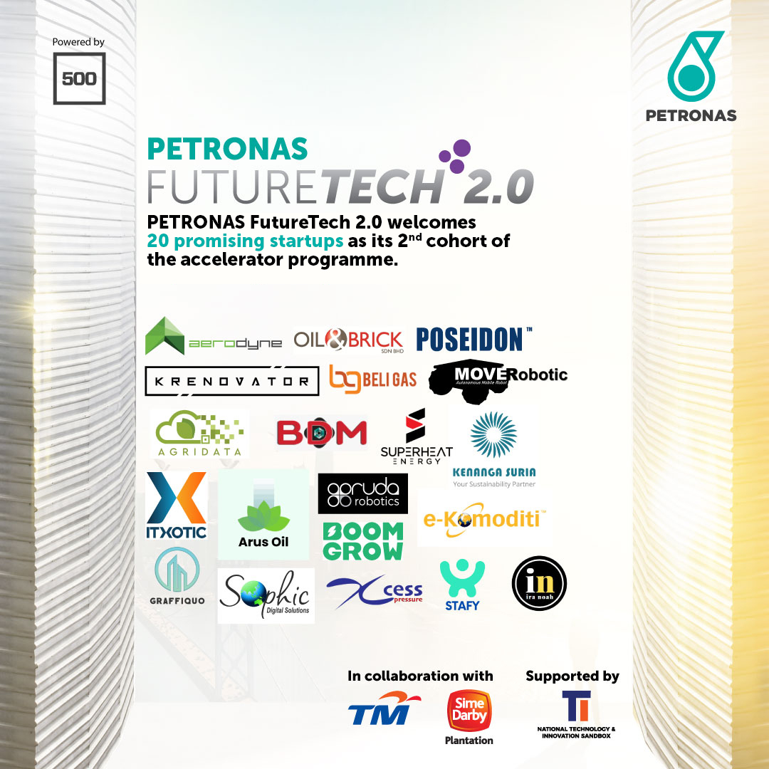 PETRONAS FutureTech 2.0 Welcomes 20 Promising Startups