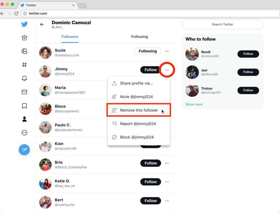 Twitter Now Allows You To Remove A Follower Without Blocking Them
