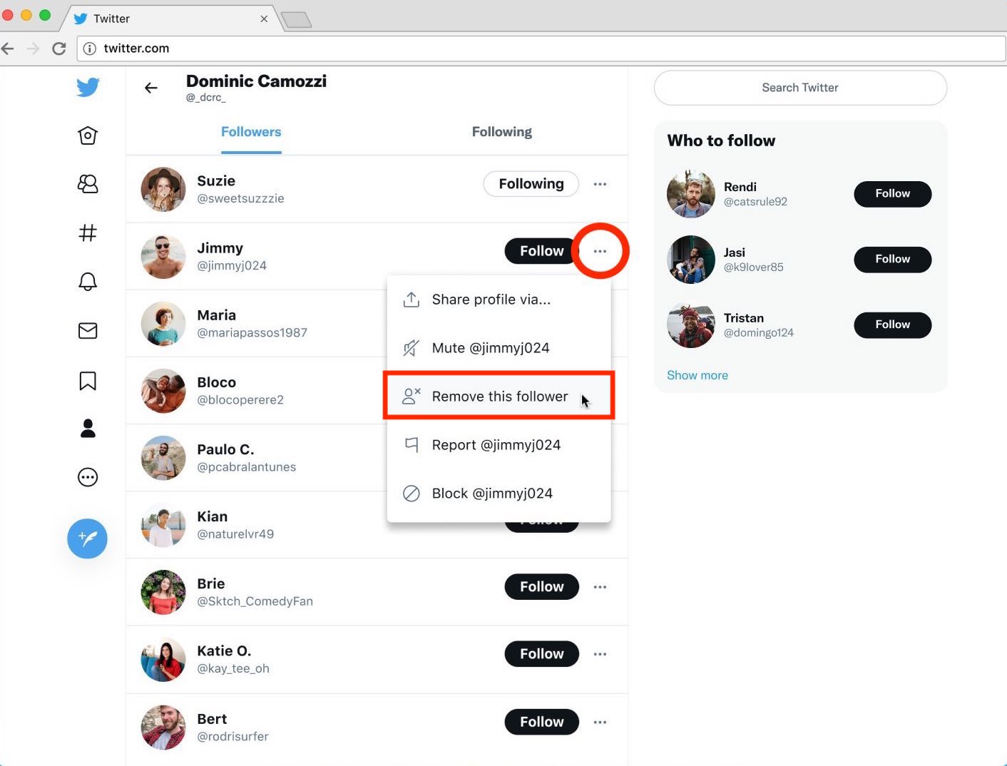 Twitter Now Allows You To Remove A Follower Without Blocking Them