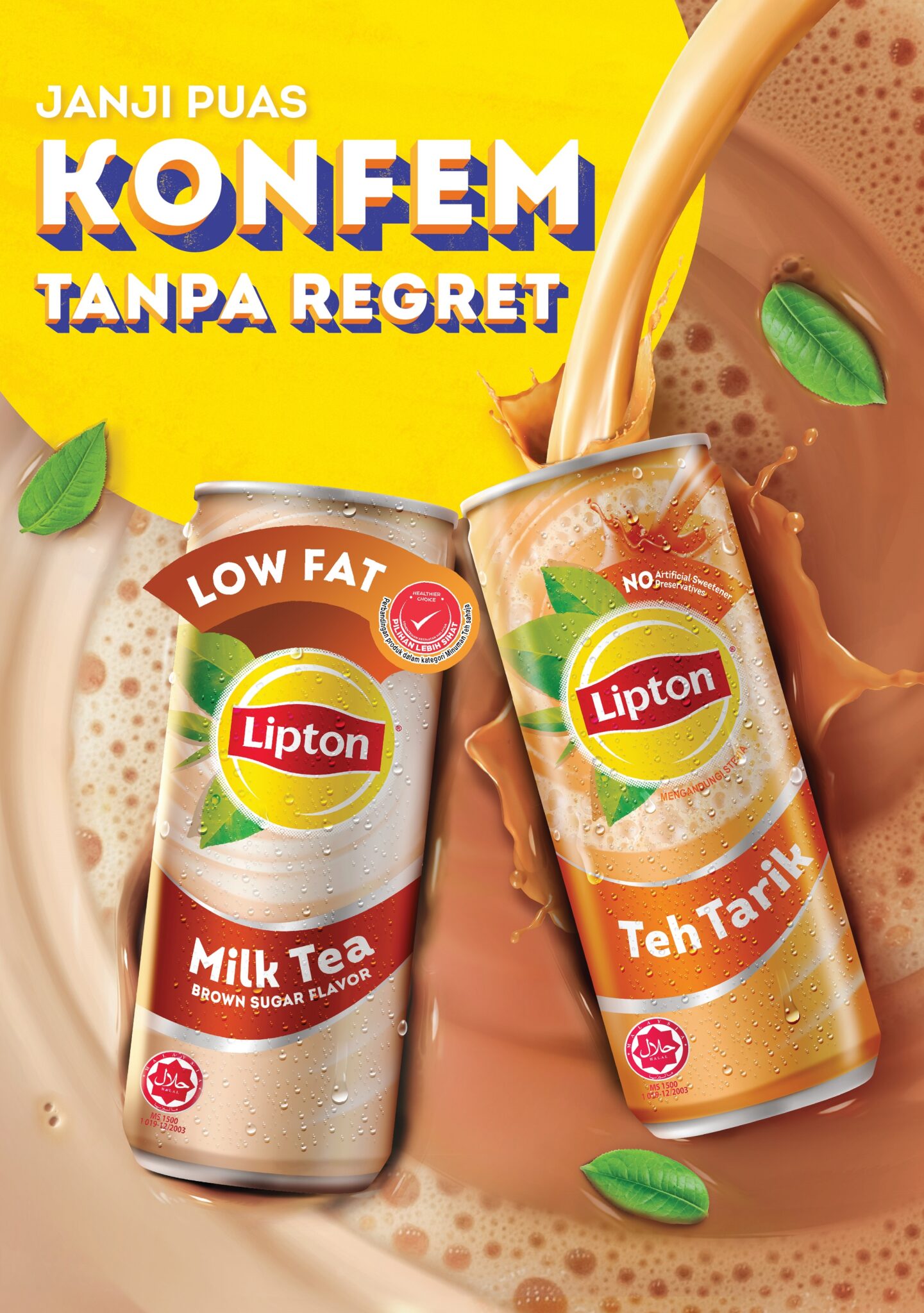 Lipton Teh Tarik and Lipton Milk Tea Are Here to Brighten Up Your Day!
