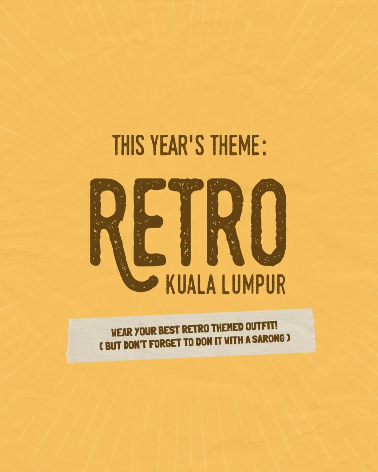 Keretapi Sarong 2022 Theme: Retro KL Outfit Ideas