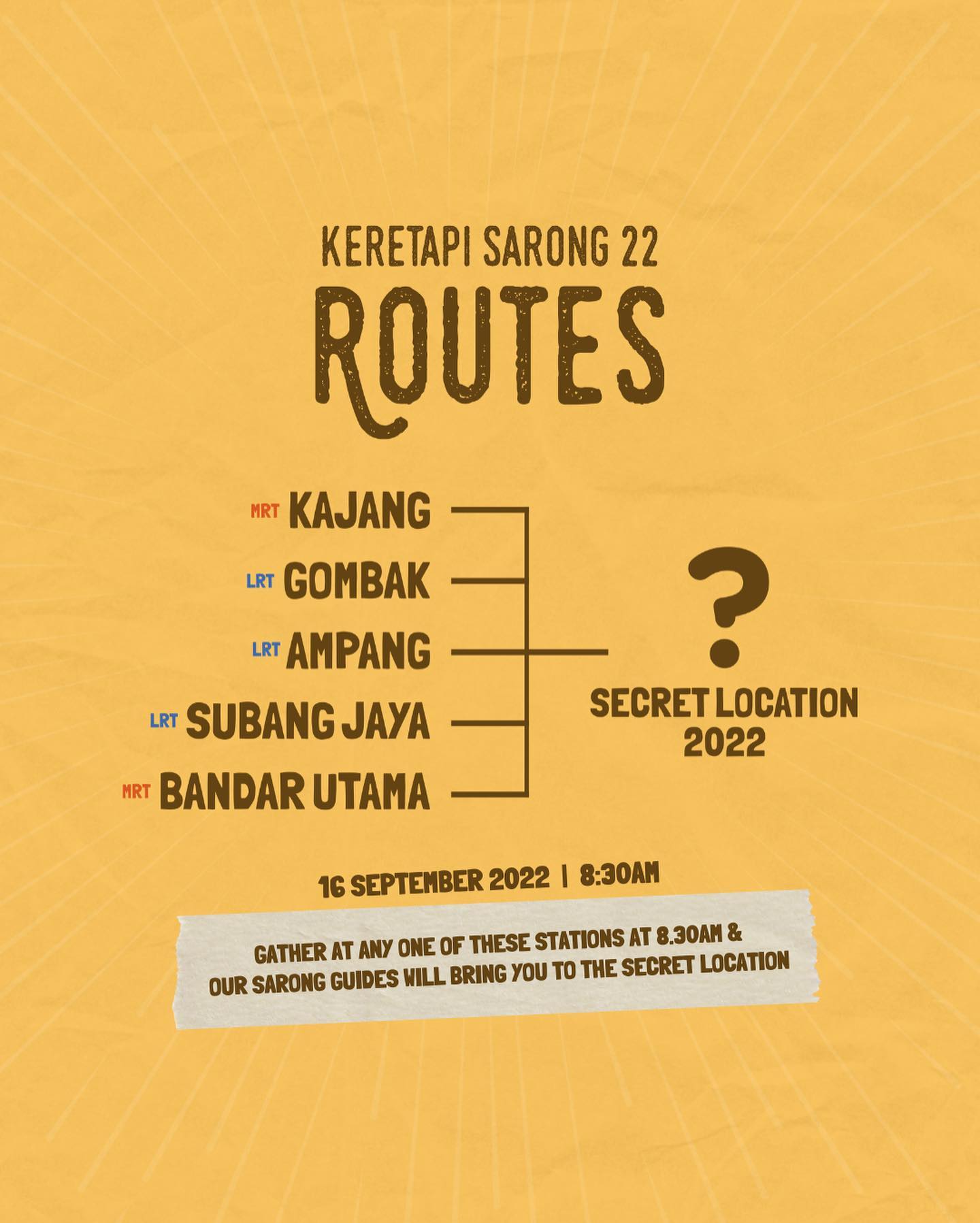 Celebrate Malaysia Day With Keretapi Sarong 2022!