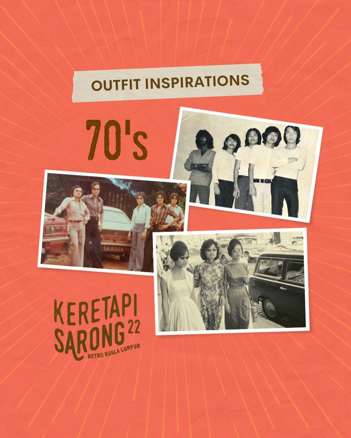 Keretapi Sarong 2022 Theme: Retro KL Outfit Ideas