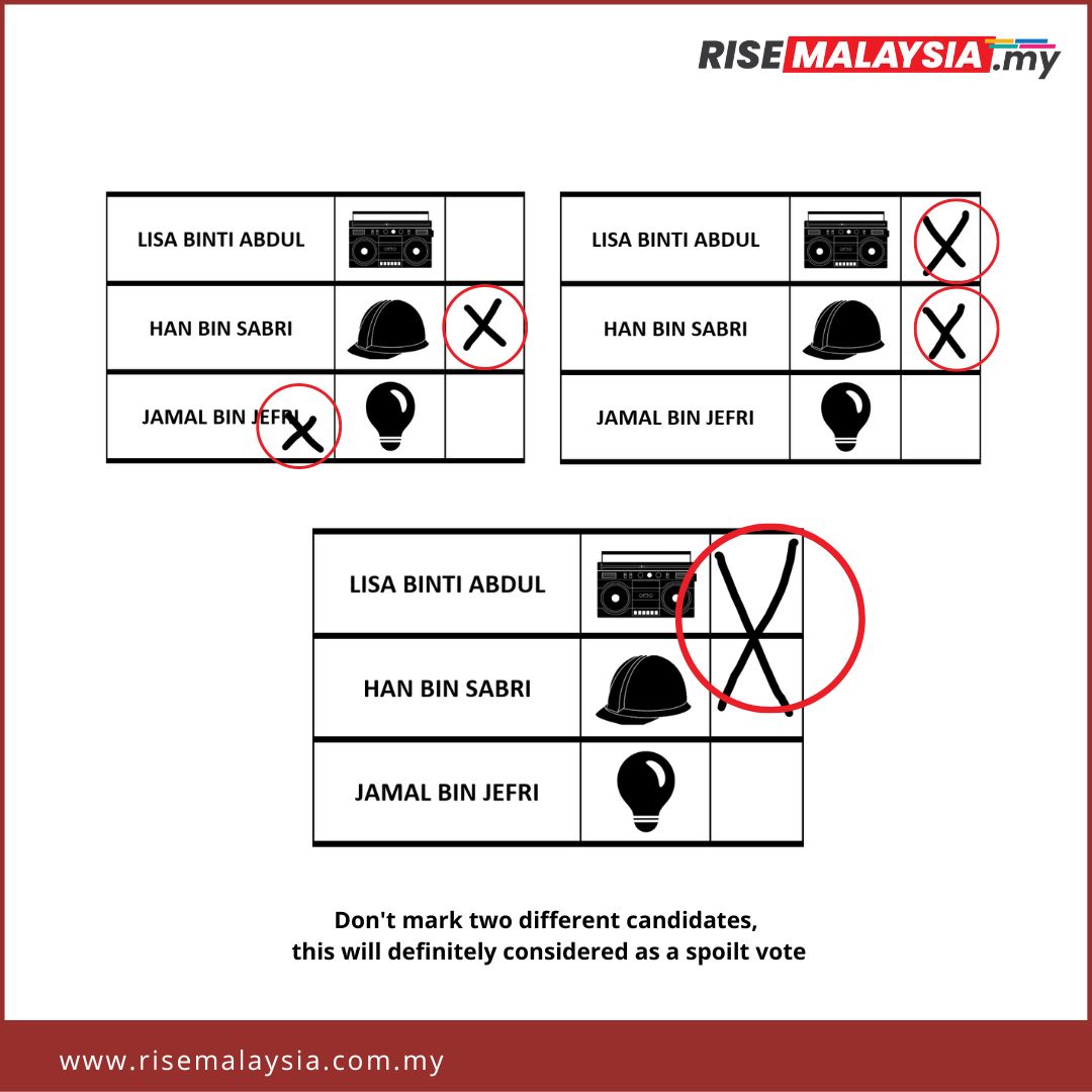 Do's & Don'ts: How To Mark Your Ballot Paper #PRU15