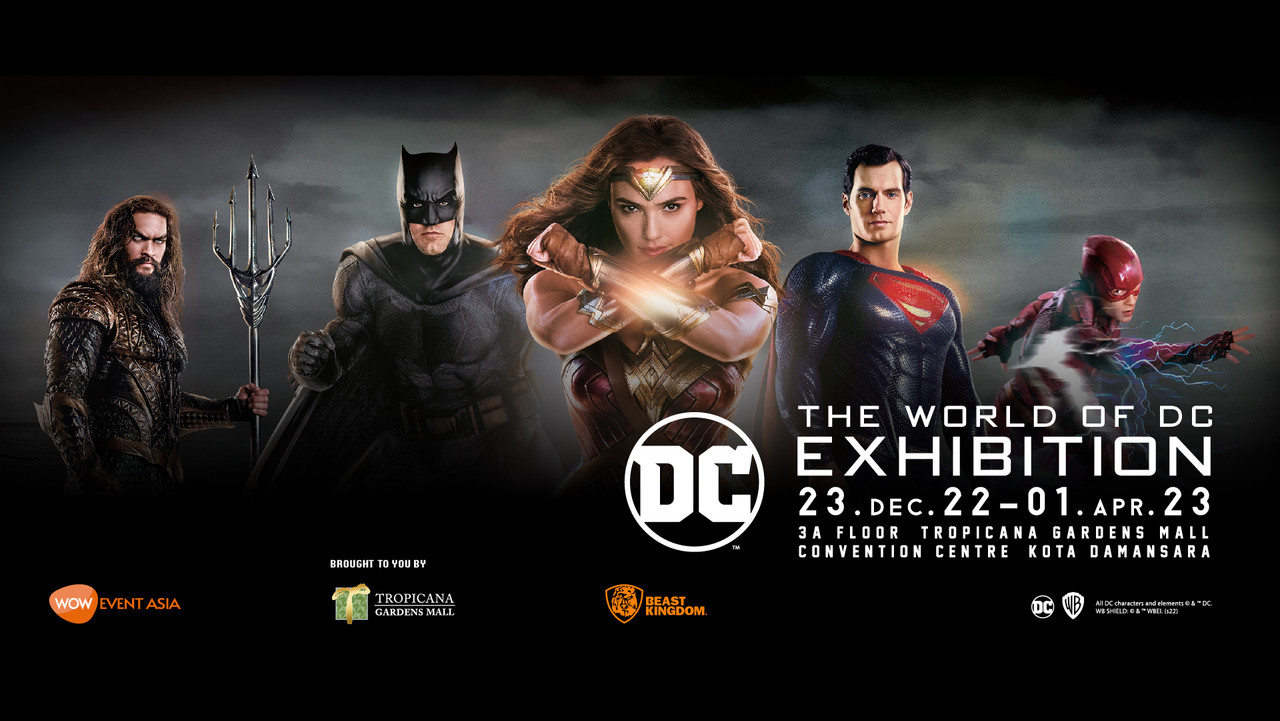 First In Asia, The World Of DC Exhibition In Malaysia