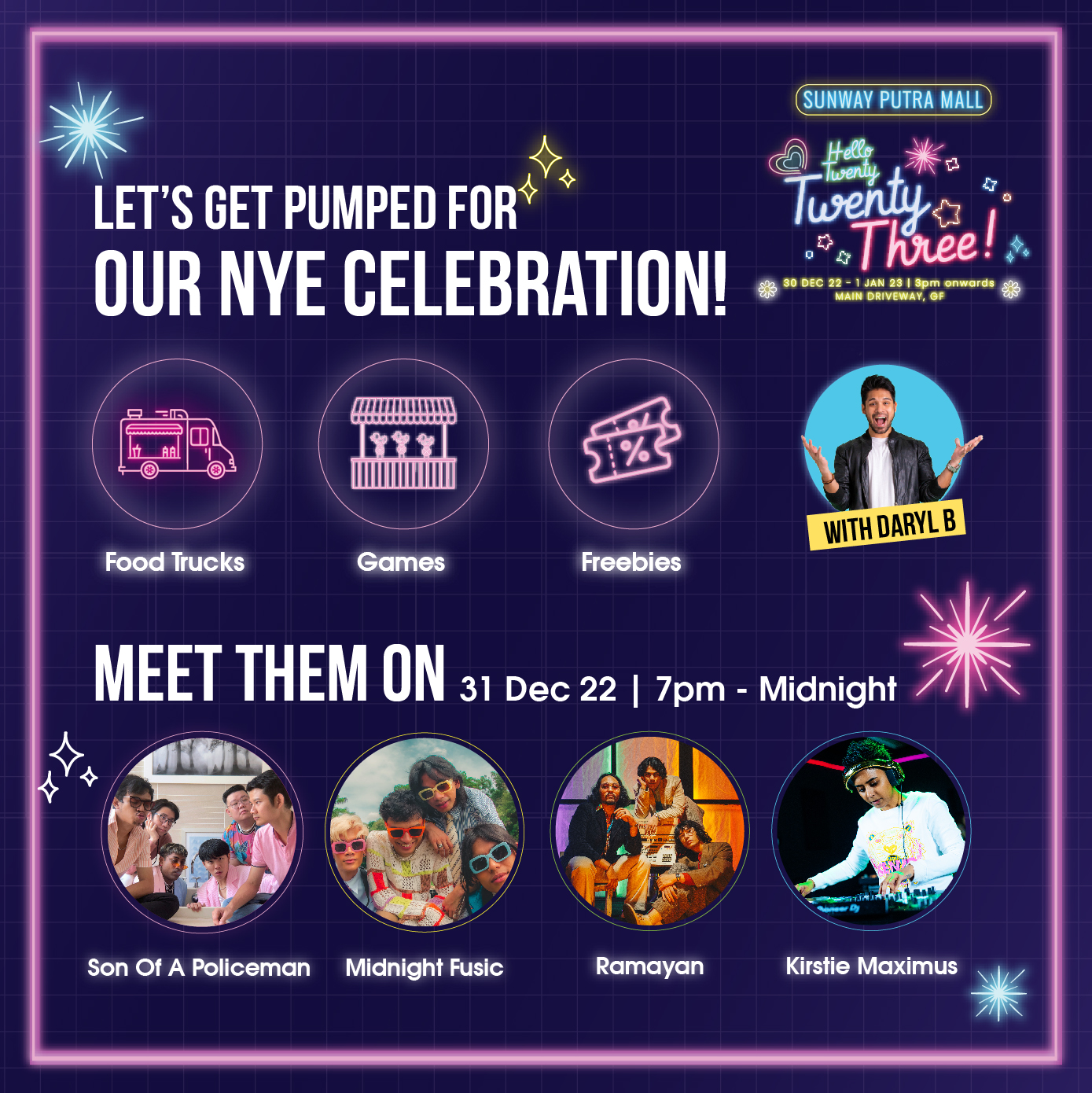 Enjoy The Last Night Of 2022 At New Year Countdown 2023 Party