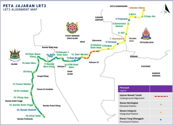 Introducing The Upcoming LRT 3 Station In Malaysia