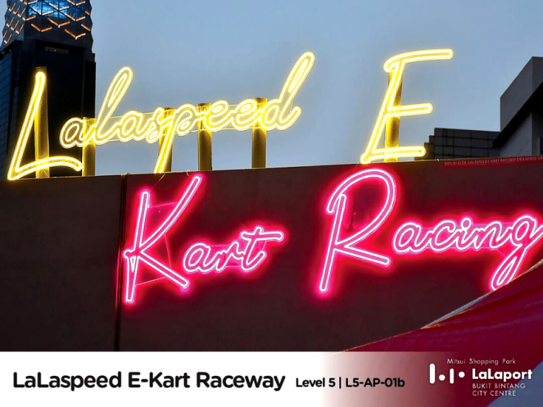 Go-Kart @ LaLaport: Lalaspeed E Kart Raceway!