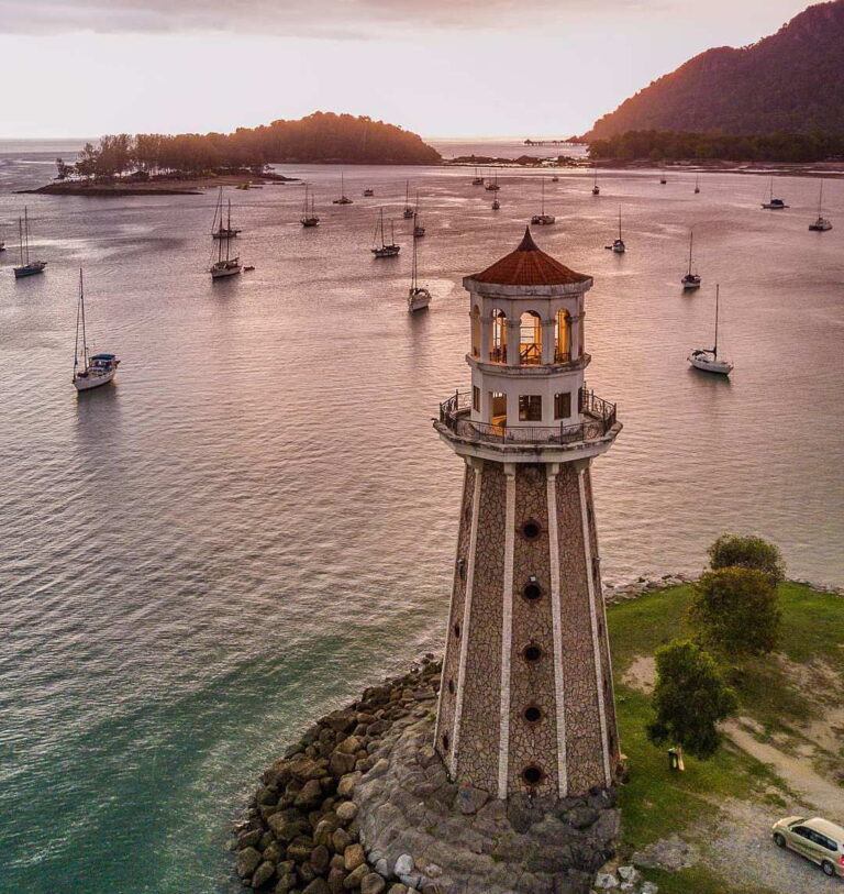 Lighthouse In Malaysia With Amazing Views