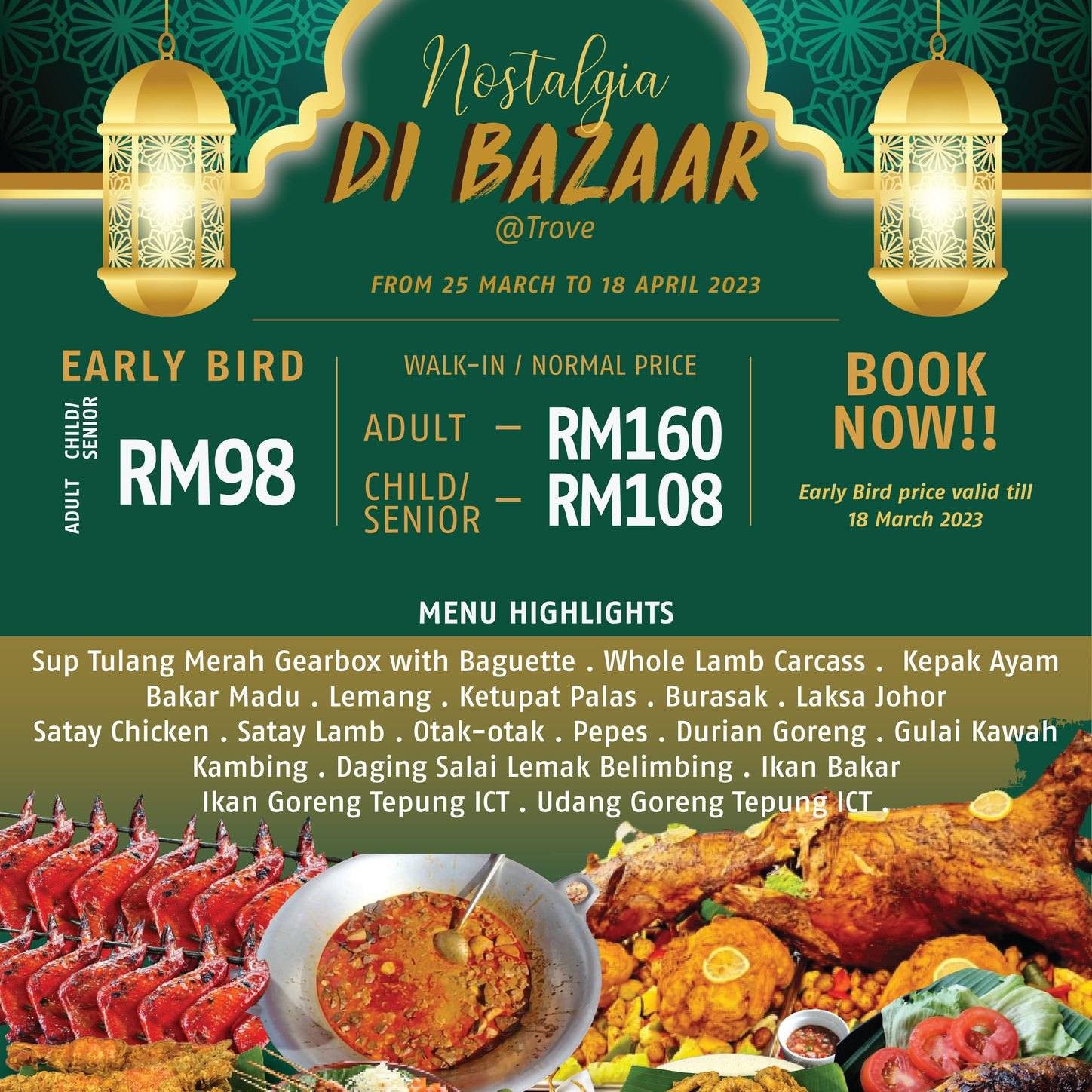 Ramadhan Buffet List For Johor Bahru Peeps!