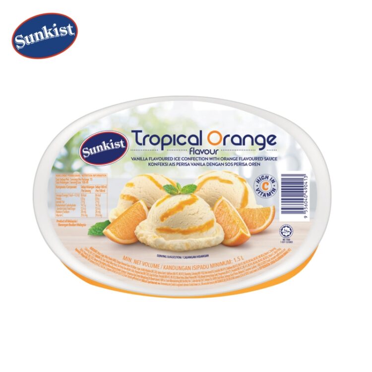 Zest Up Your Day With Sunkist Tropical Orange Ice Confection