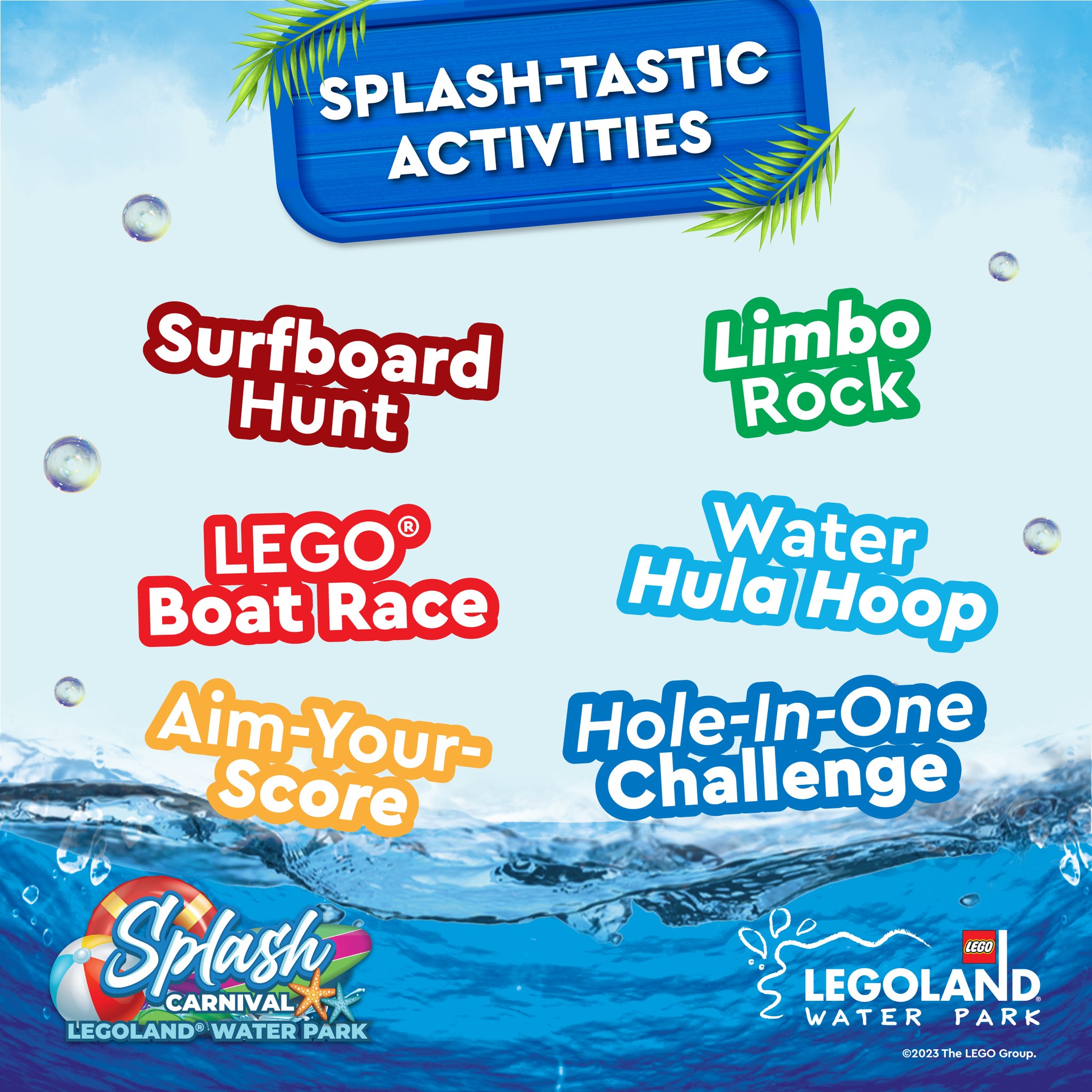 Dive Into Thrills @ LEGOLAND Water Park's Splash Carnival!