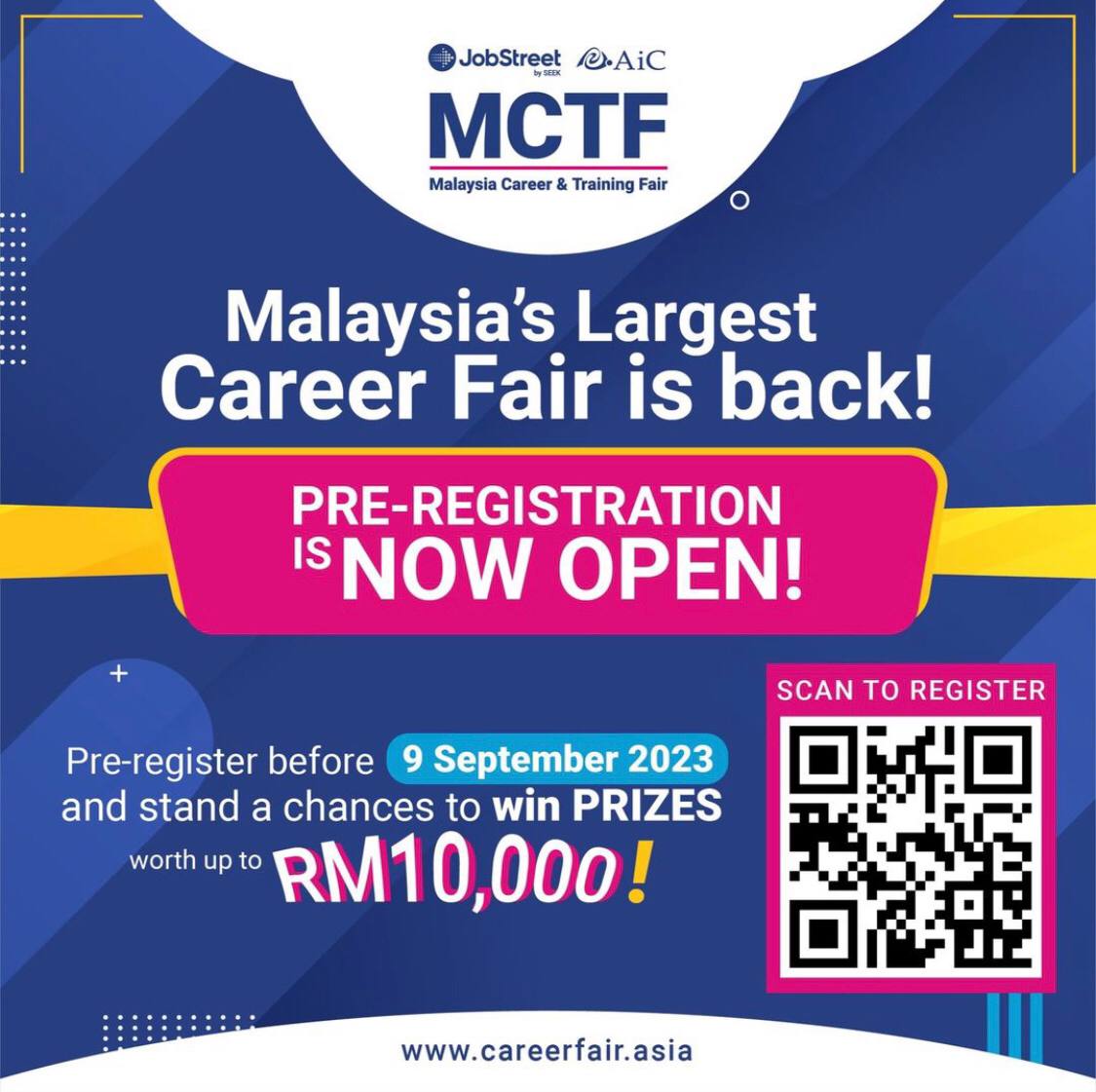Malaysia Career & Training Fair 2023 Is Here For Job Seekers!