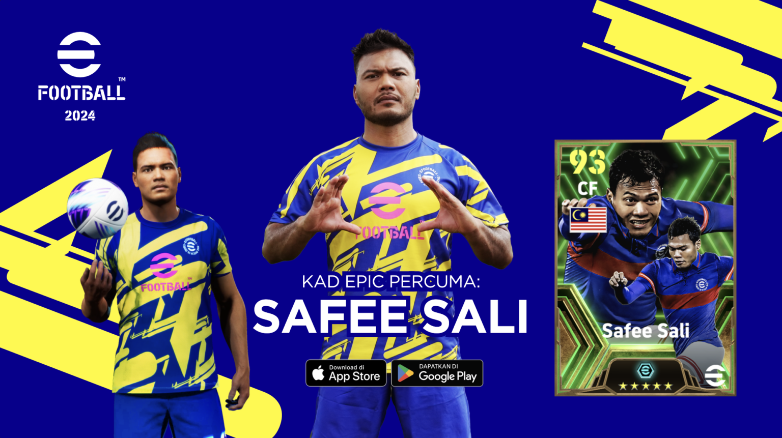 eFootball™ 2024 Triumphantly Introduces Football Icon, Safee Sali!