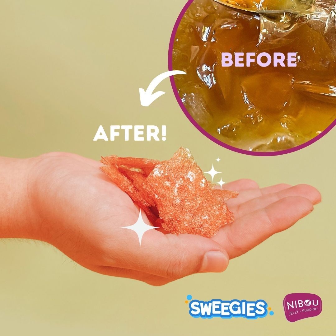 Nibou and Sweegies Unveil The World's First Crispy Jelly Snack