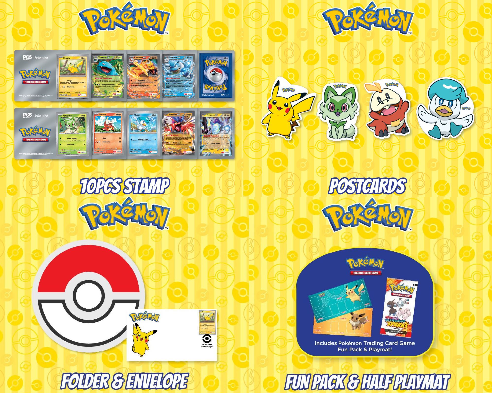Catch ‘Em All! Pos Malaysia Unveil Exclusive Pokémon Stamp Collection