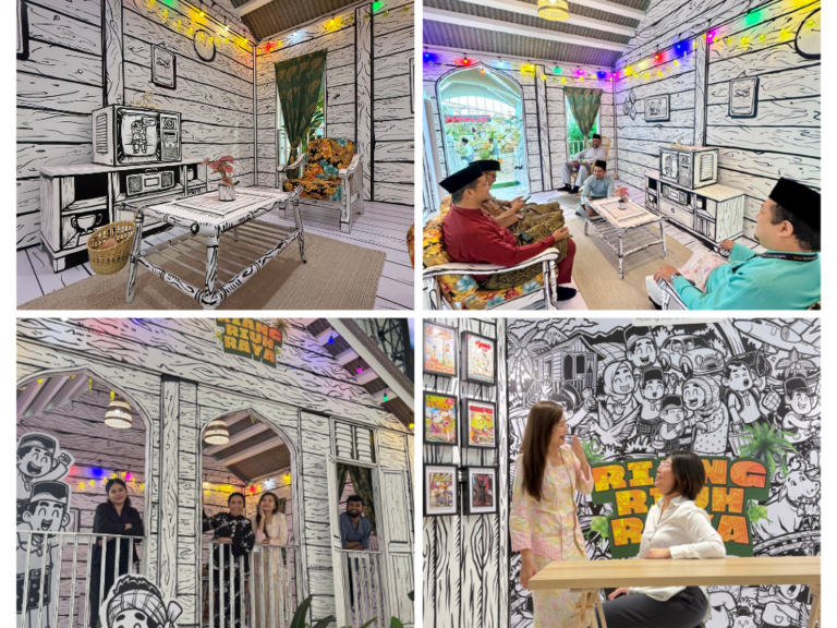 Malaysia Airports Bring Hari Raya to Life with Nostalgic Comic-Style Art