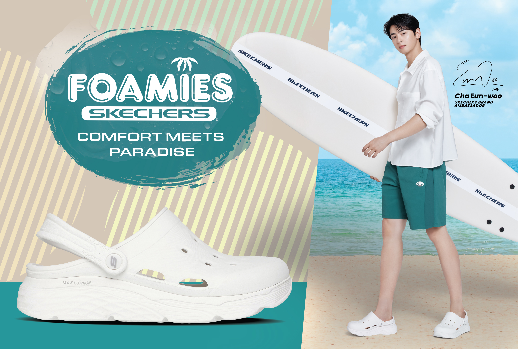 Skechers Foamies® Get a Tropical Makeover with New Styles & Colours